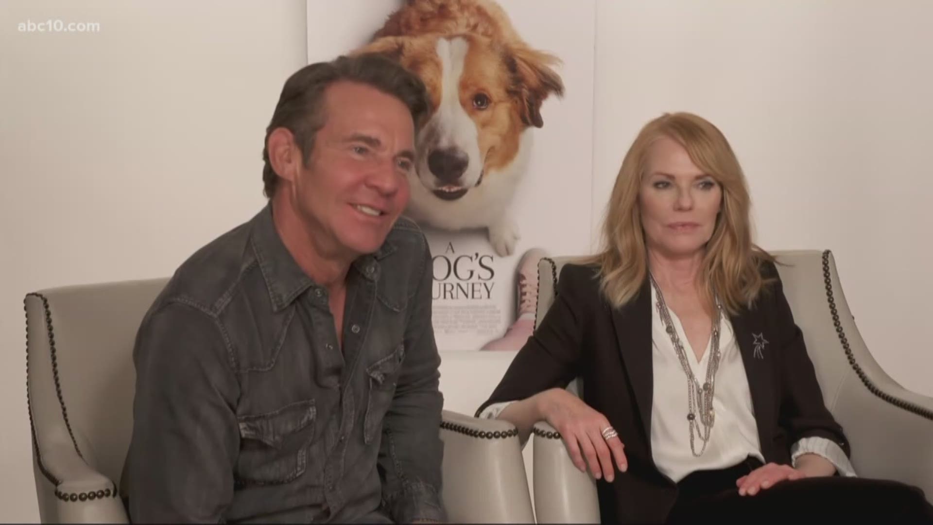 'A Dog's Journey' Interviews: Dennis Quaid and Marg Helgenberger talk ...
