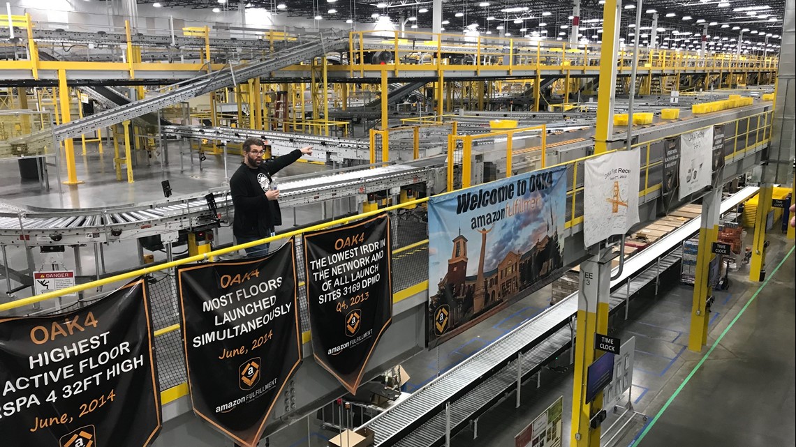 Amazon Fulfillment Center opens doors for public tours in Tracy | abc10.com