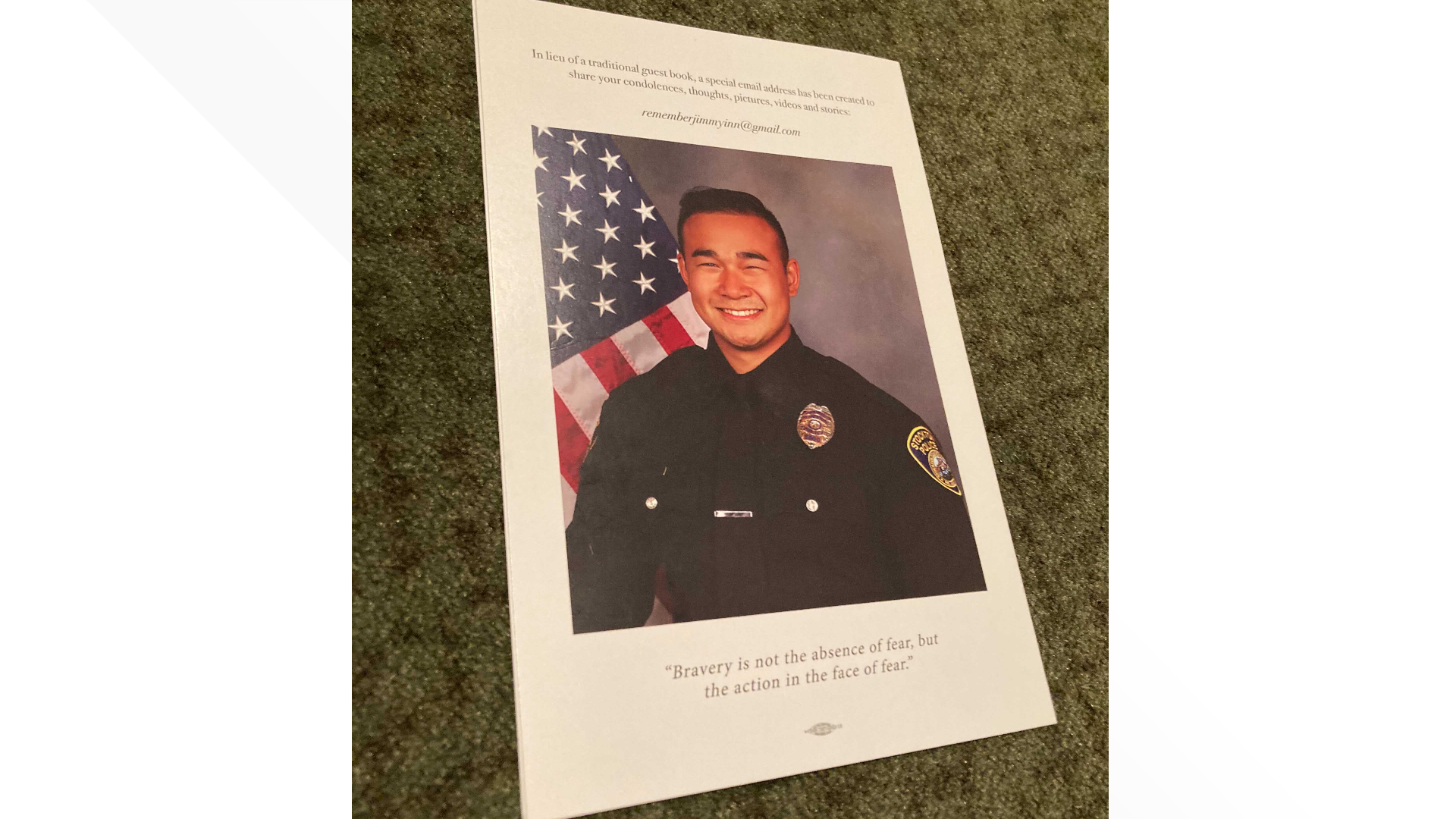 Memorial service and procession for Officer Jimmy Inn | abc10.com