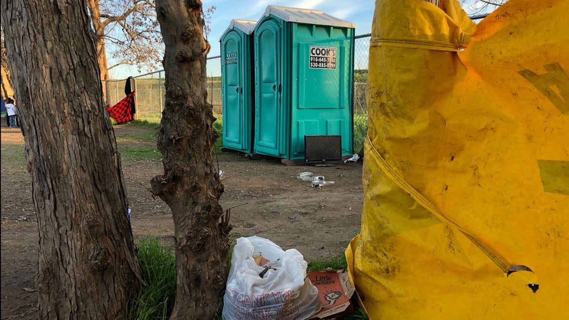 Sacramento doesn't need to leave porta-potties from homeless camp ...