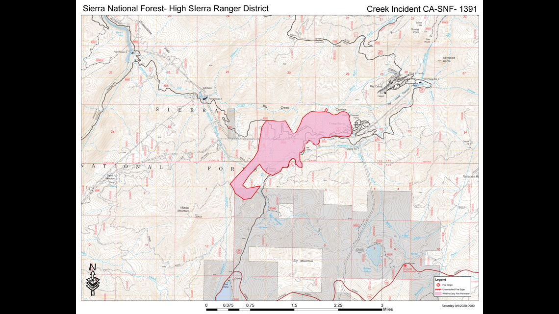 Creek Fire in Fresno: live maps, evacuations, road closures | abc10.com