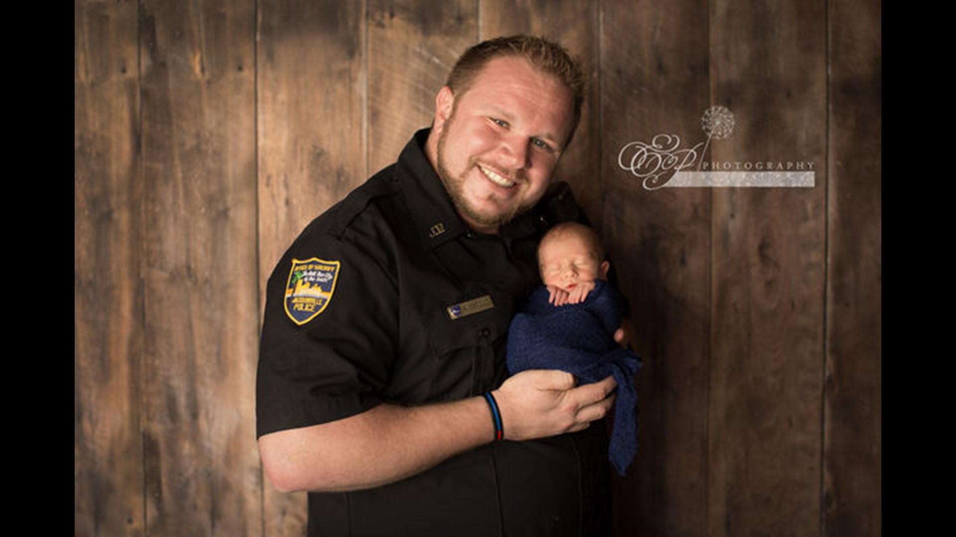 Baby celebrates firefighter mom and policeman dad in photoshoot | abc10.com