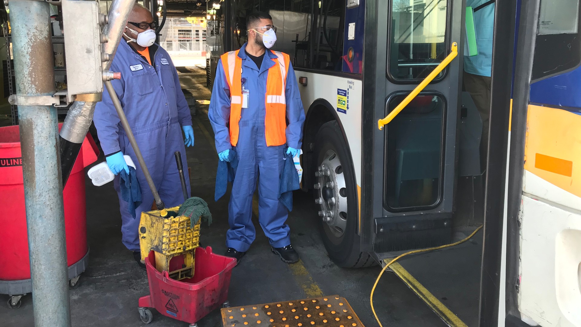 SacRT deep cleaning fleet of buses, trains amid coronavirus fears ...