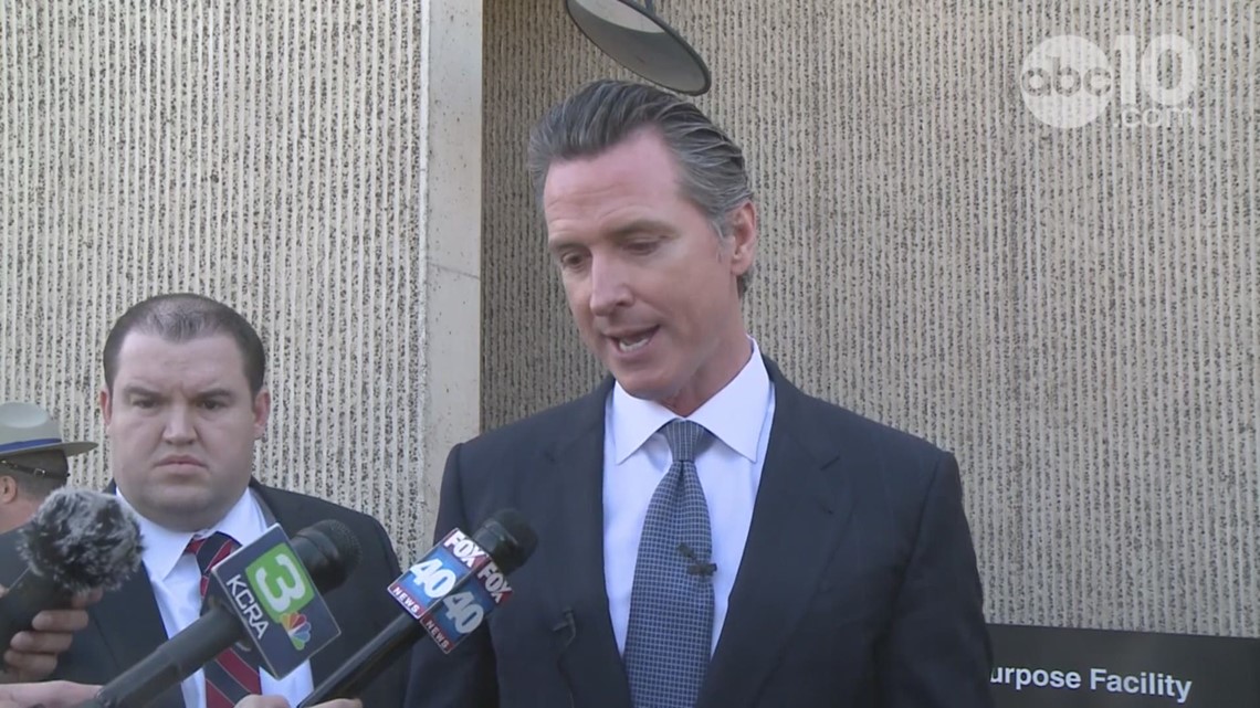 Gov. Gavin Newsom attends CHP cadet graduation | abc10.com