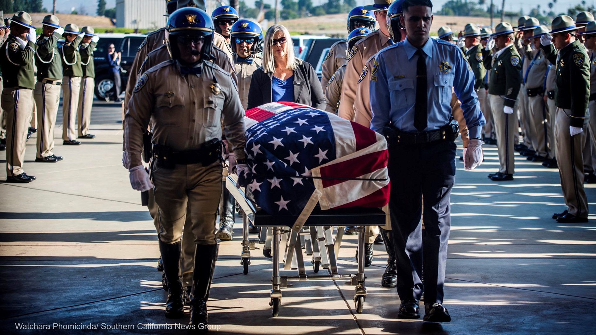 Memorial held for fallen CHP Riverside officer killed by gunman | abc10.com
