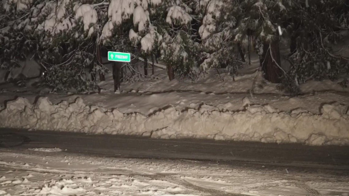 California Winter Storm: Snow, rain impacts travel through MLK Jr ...