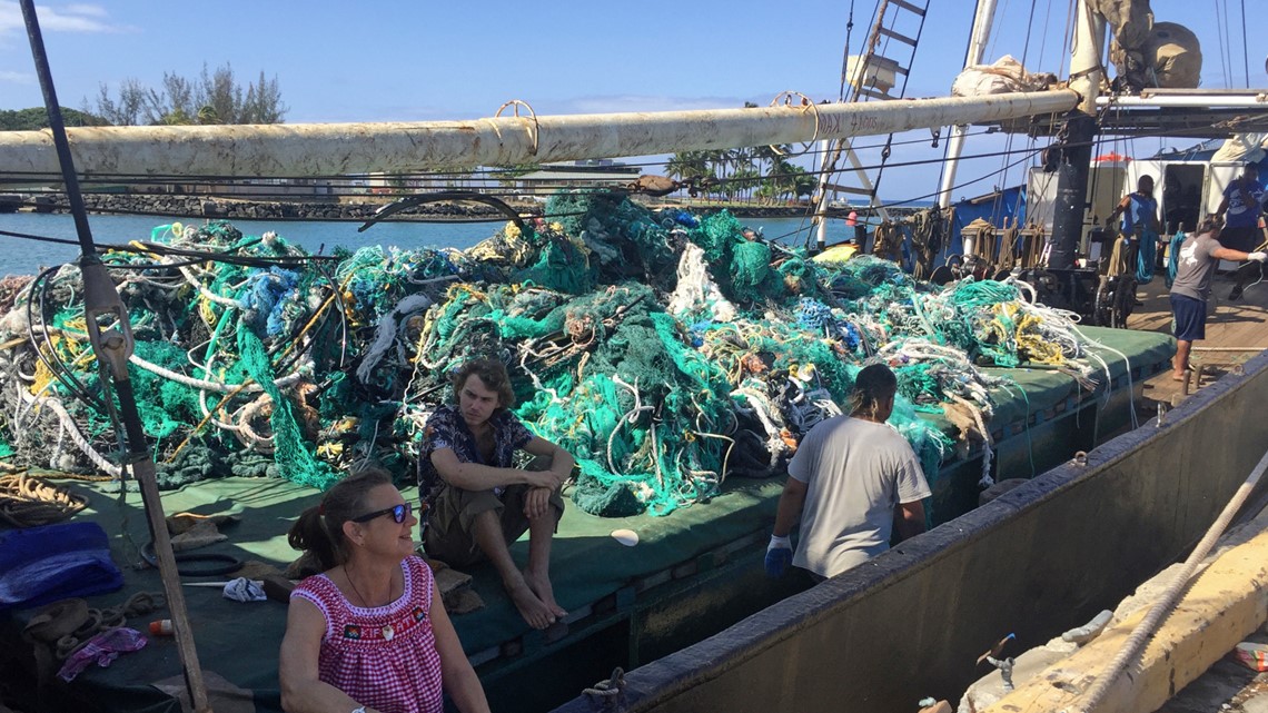 40 tons of fishing nets retrieved in Pacific Ocean cleanup | abc10.com
