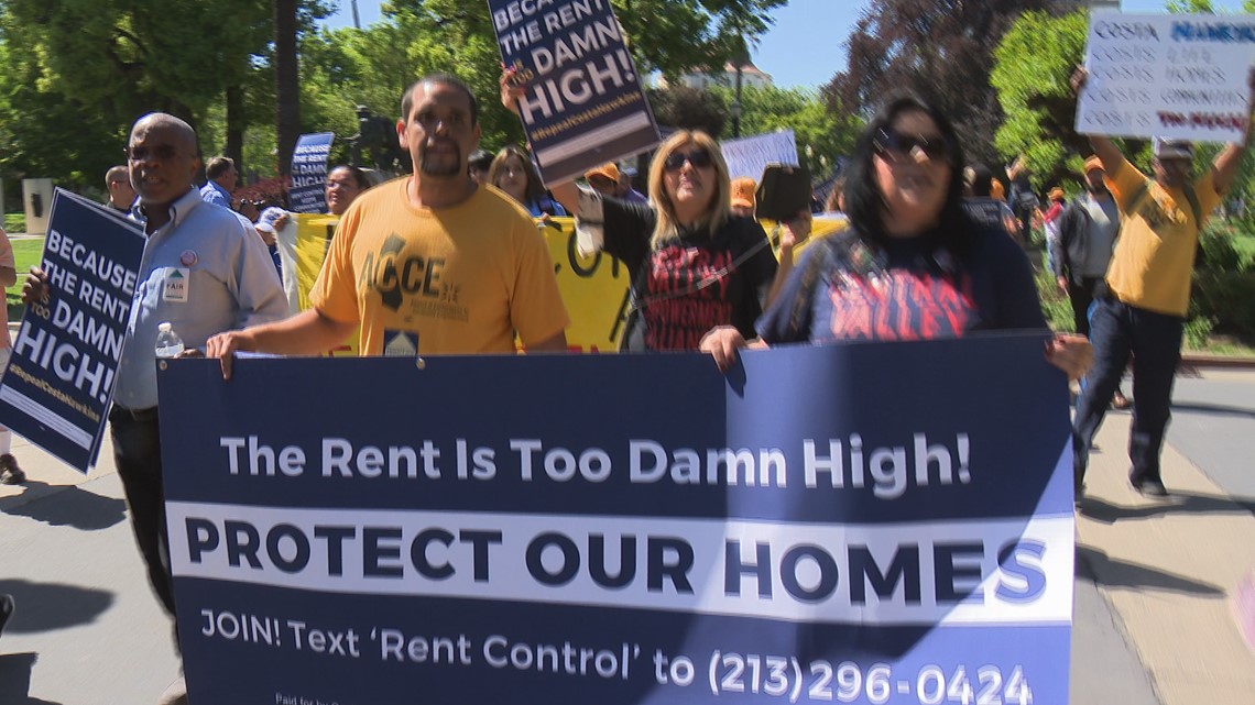 Why hundreds of Californians were rallying for rent control at the ...