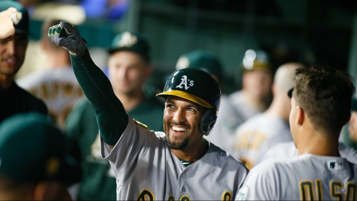 Semien's tiebreaking homer in 9th sends A's past Rangers 9-4 | abc10.com