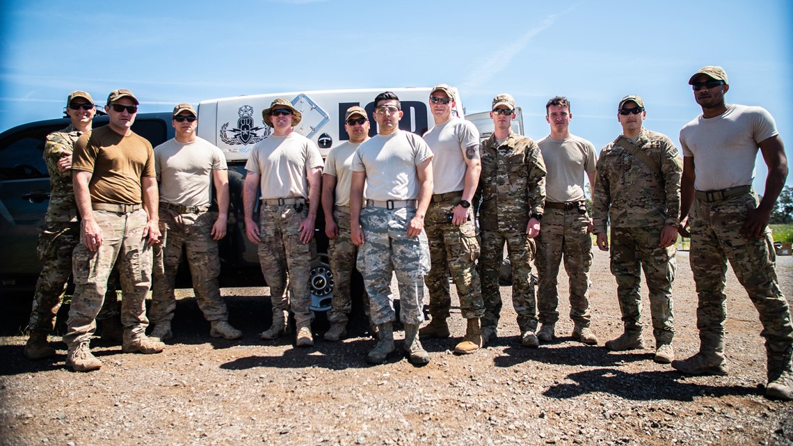 Bomb busters: How the Air Force's bomb squad assists police in ...