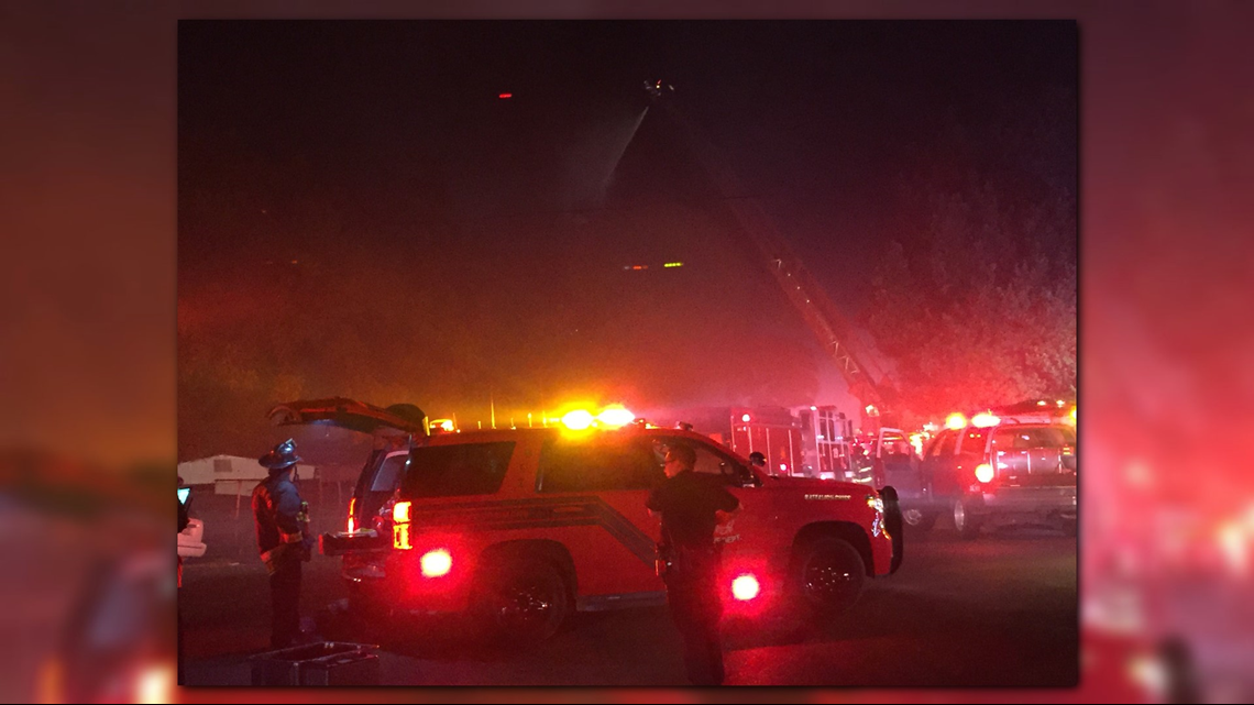 2 firefighters injured as Stockton Fire Department battled five-alarm ...