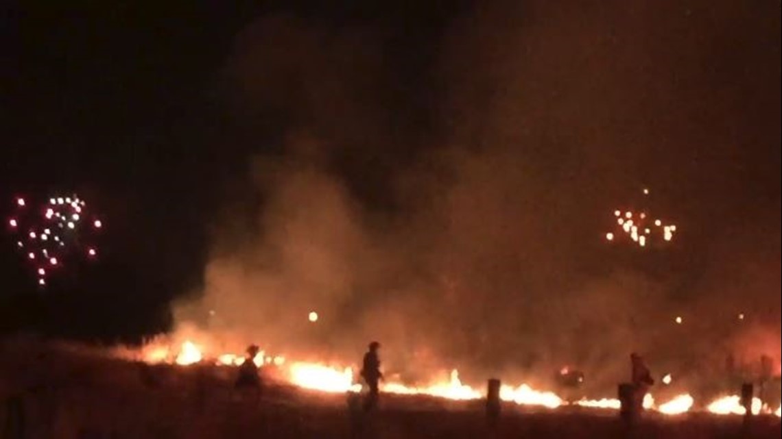 Sacramento firefighters battle dozens of grass fires on Fourth of July ...