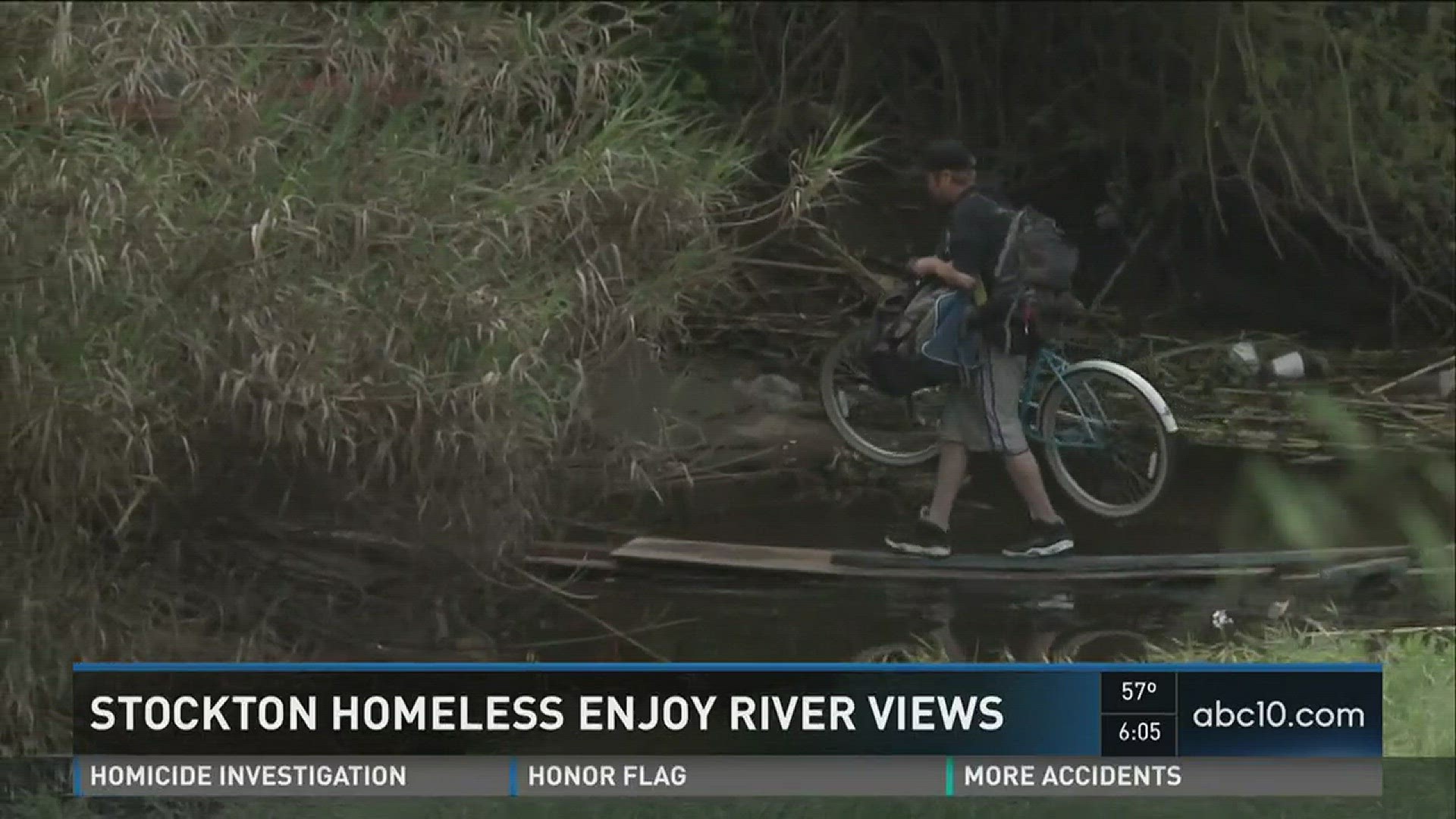 Stockton homeless camps flourish in river setting | abc10.com