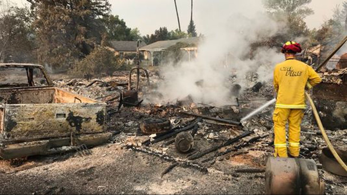 Carr Fire: Cal Fire asks for 'thank you' signs instead of food, water ...