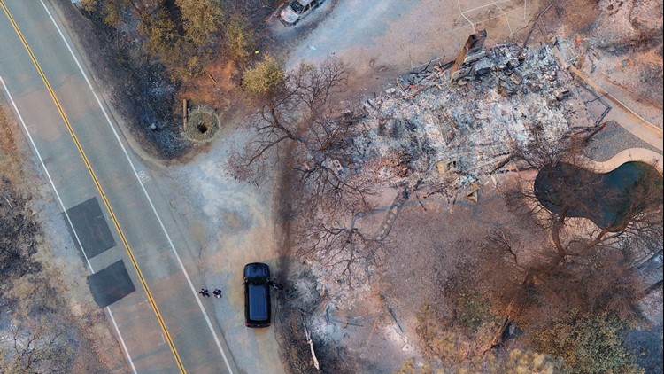 New images let you view Carr Fire destruction from above | abc10.com
