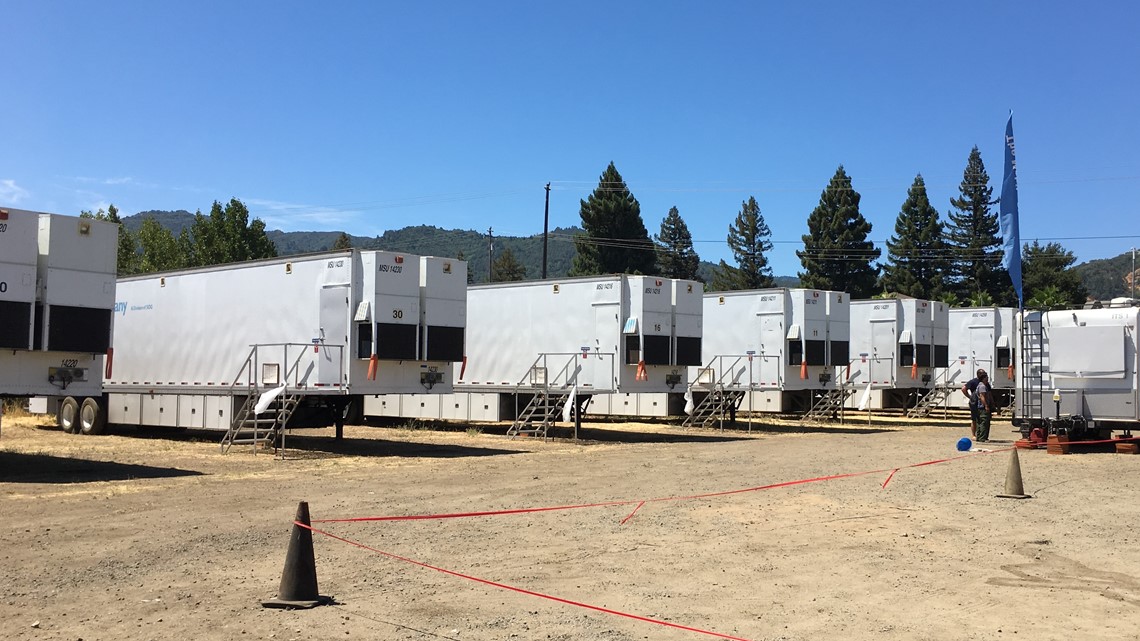 Mendocino Complex Fire: Behind the scenes at the firefighting base camp ...