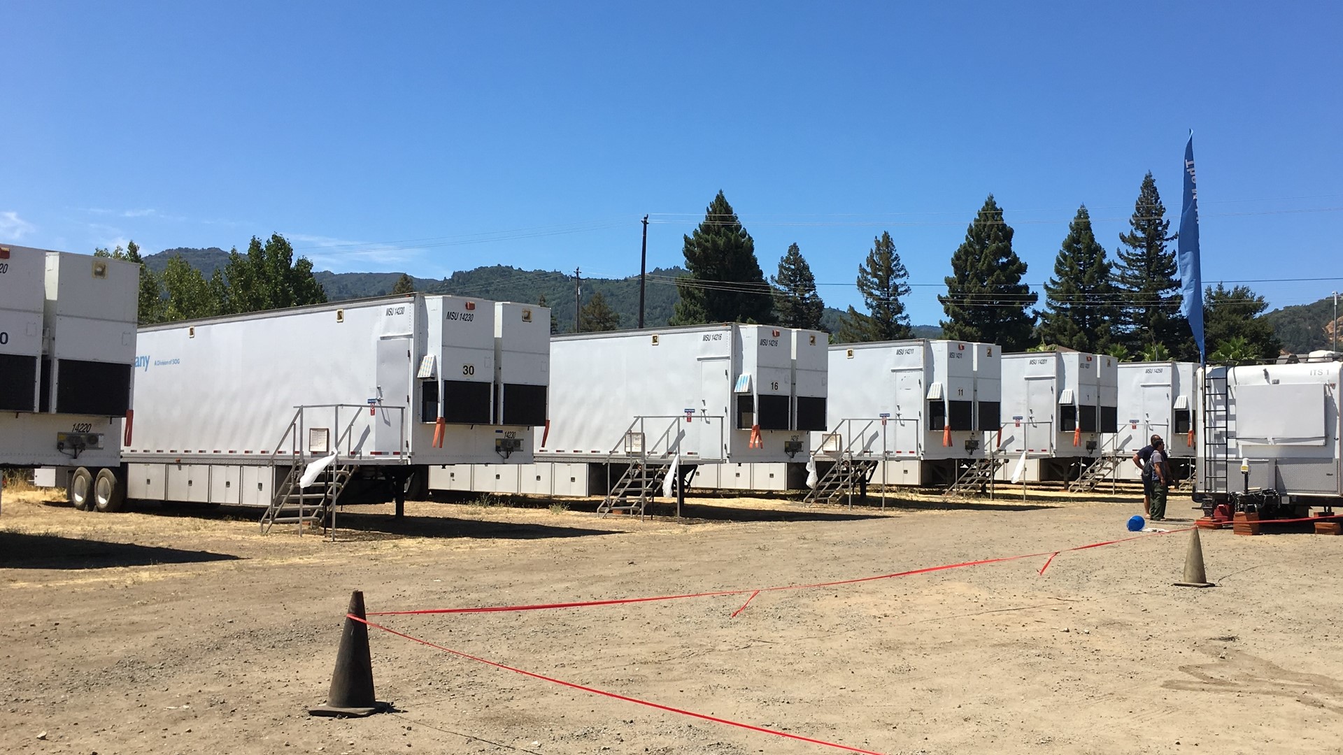 Mendocino Complex Fire: Behind the scenes at the firefighting base camp ...