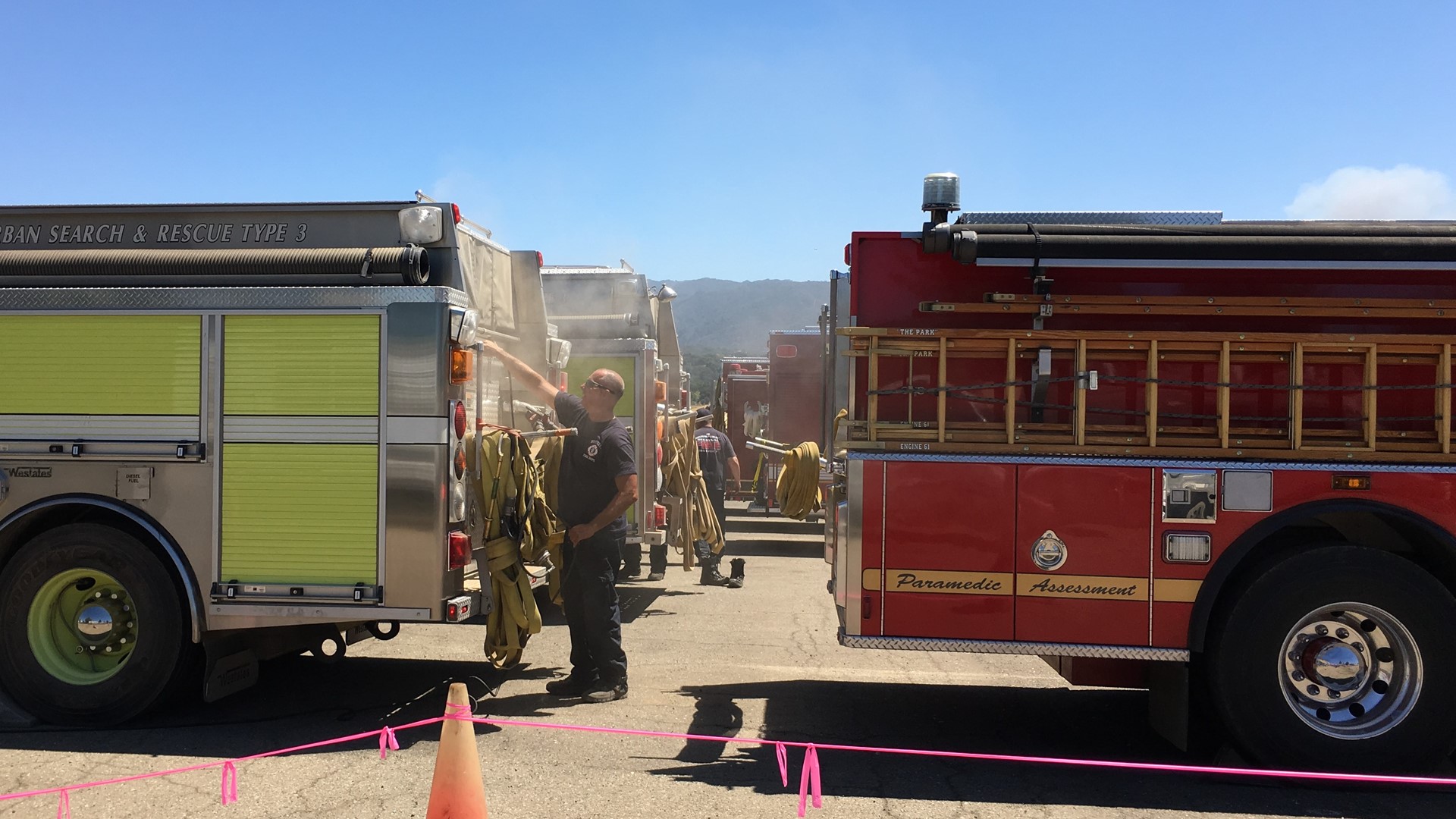 Mendocino Complex Fire: Behind the scenes at the firefighting base camp ...