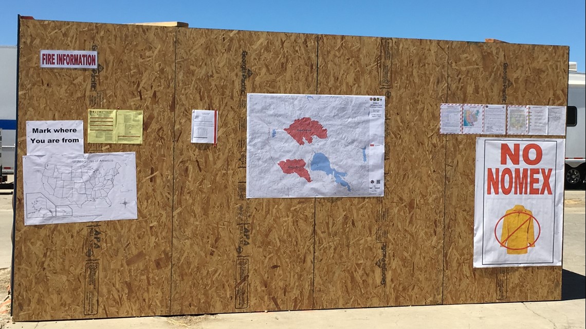 Mendocino Complex Fire: Behind the scenes at the firefighting base camp ...