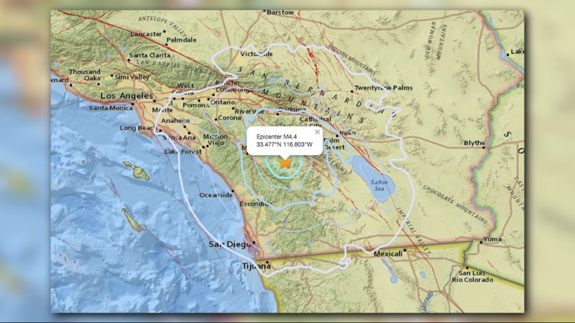 4.4 magnitude earthquake jolts Southern California | abc10.com