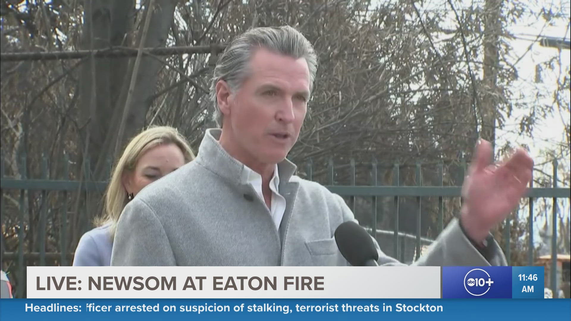 Gov. Newsom talks rebuilding following Eaton Fire | Raw video | abc10.com