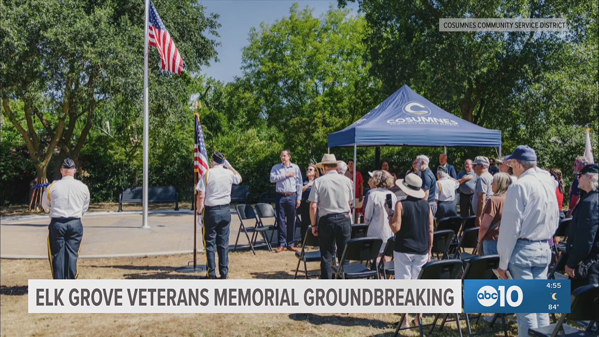Elk Grove Veterans Memorial groundbreaking | abc10.com