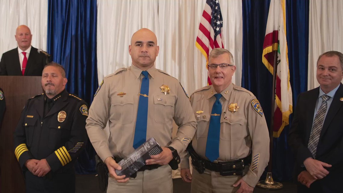 MADD honors Stockton CHP officer for 128 DUI arrests | abc10.com
