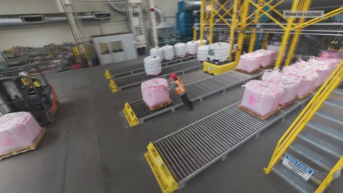 McClellan Park Plant Produces Phos-Chek for Wildfire Fighting | abc10.com