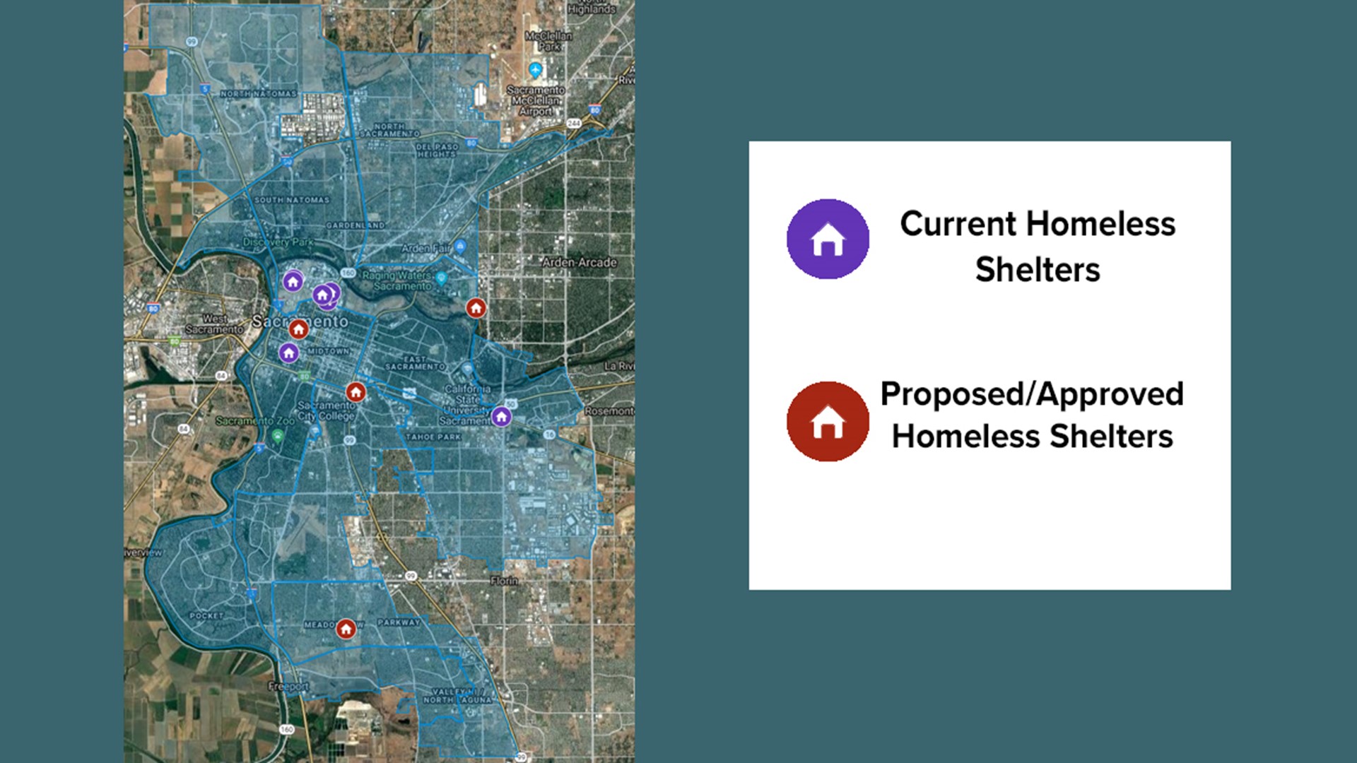 Sacramento's homeless shelters: where they're located and where they're ...