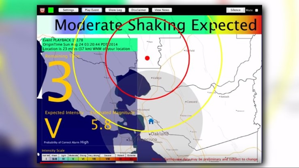 Early earthquake warning system is operational | abc10.com