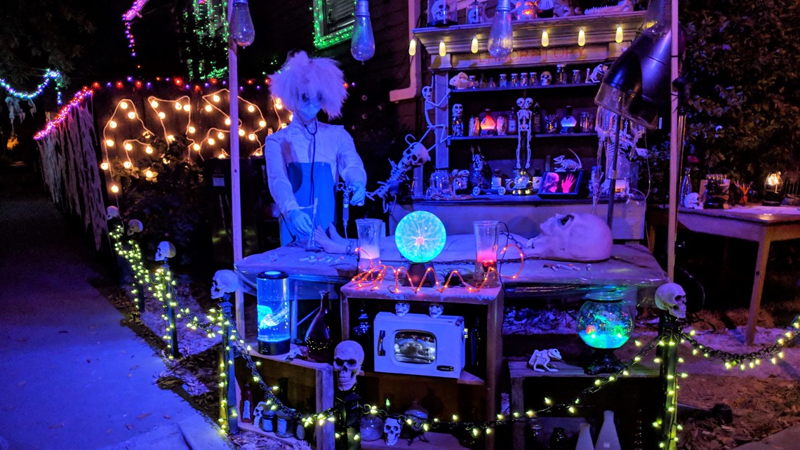 Oak Park 'Halloween House' dedicated to beloved postal clerk | abc10.com