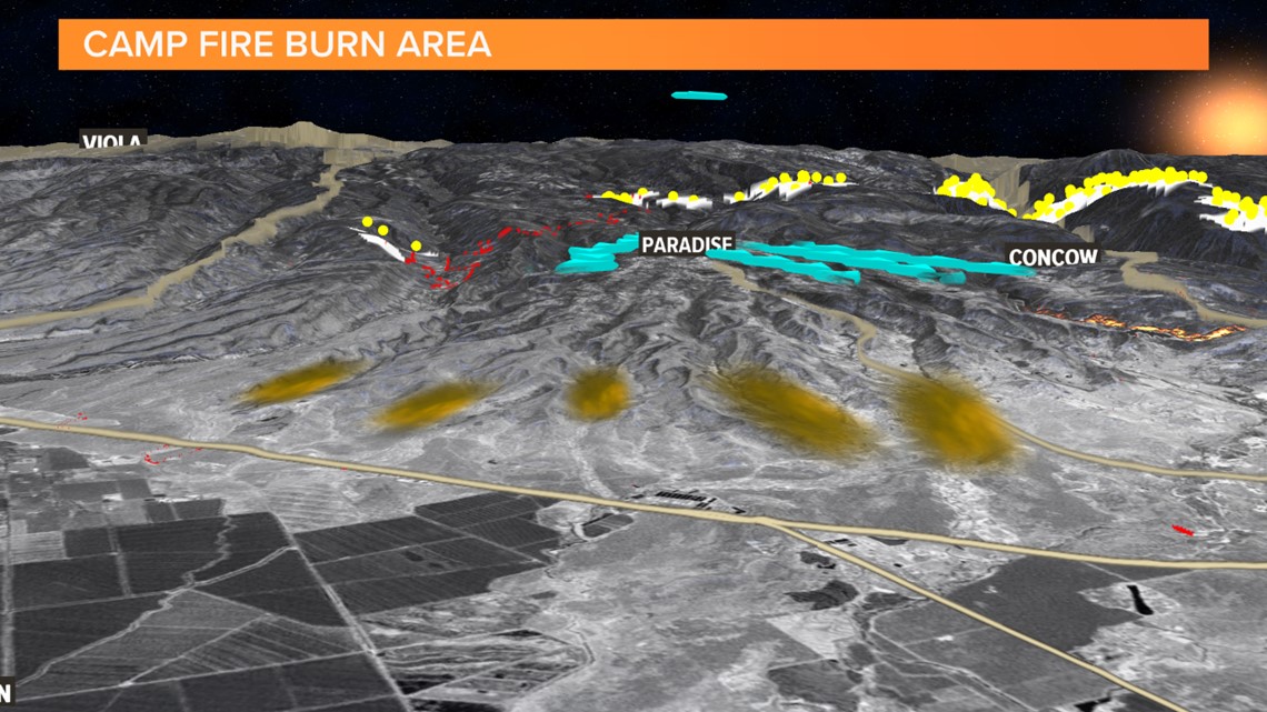 The recent Camp Fire burn areas brace for landslides and debris | abc10.com