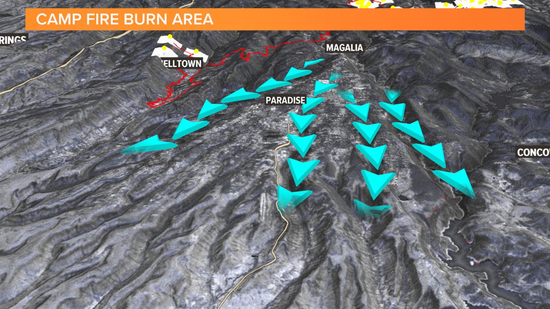 The recent Camp Fire burn areas brace for landslides and debris | abc10.com