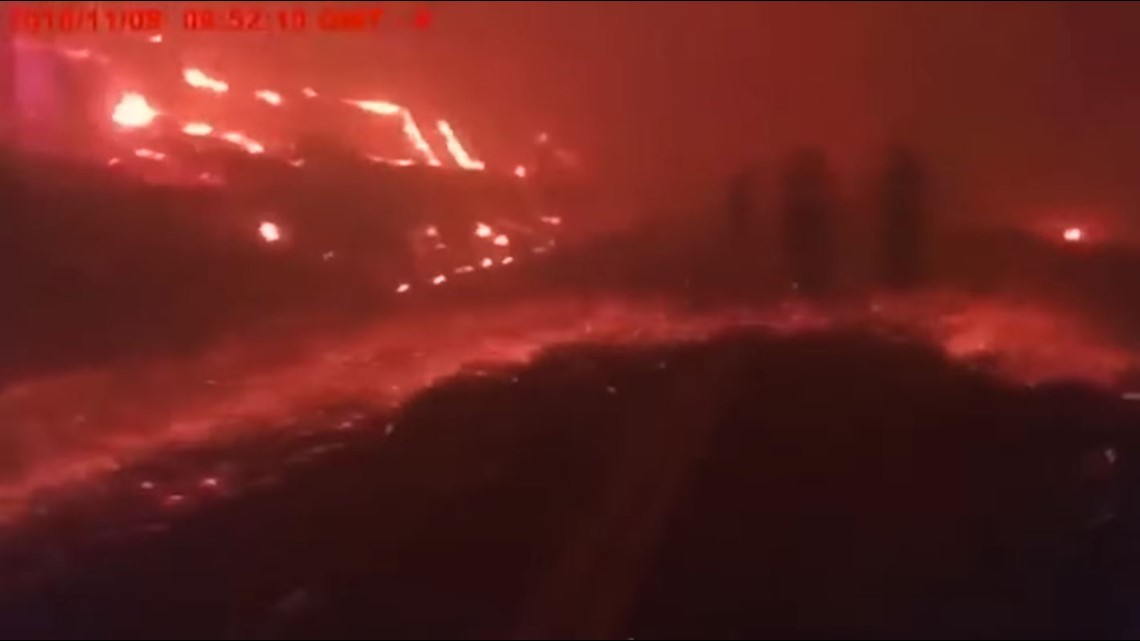 Camp Fire: Bodycam footage shows deputy's scary evacuation | abc10.com