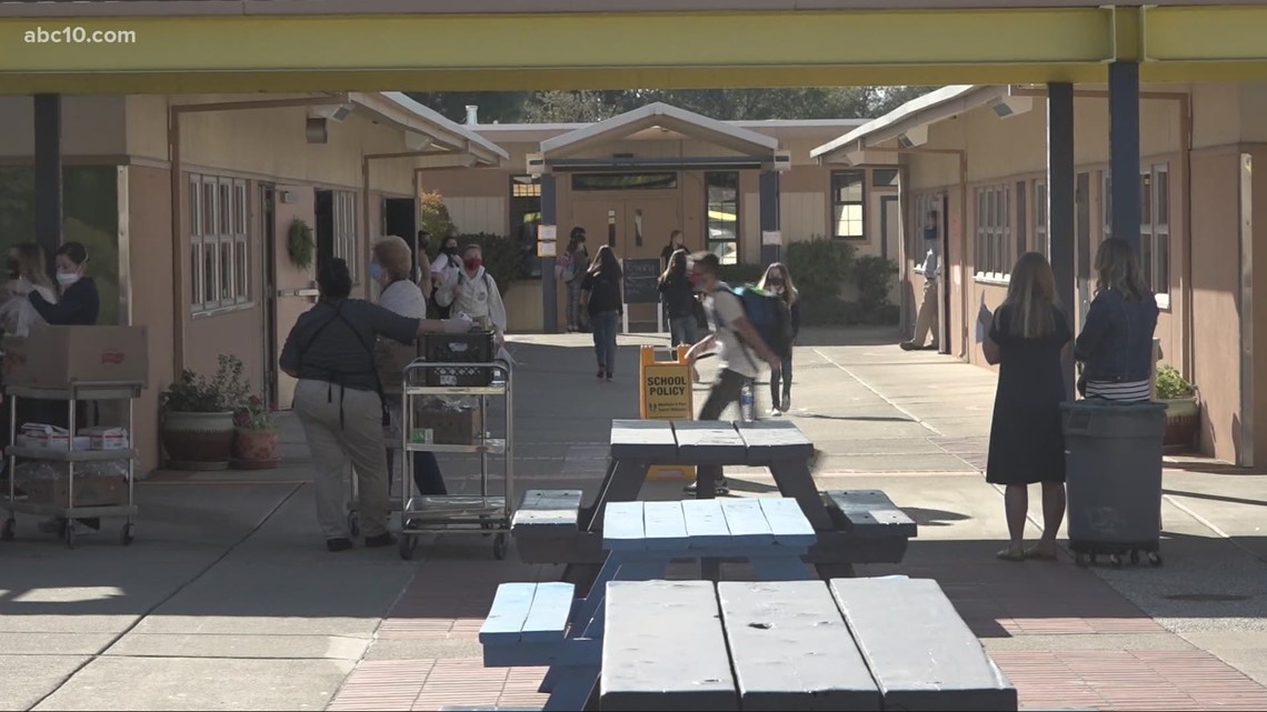 Roseville school reopens for in-person learning amidst pandemic | abc10.com