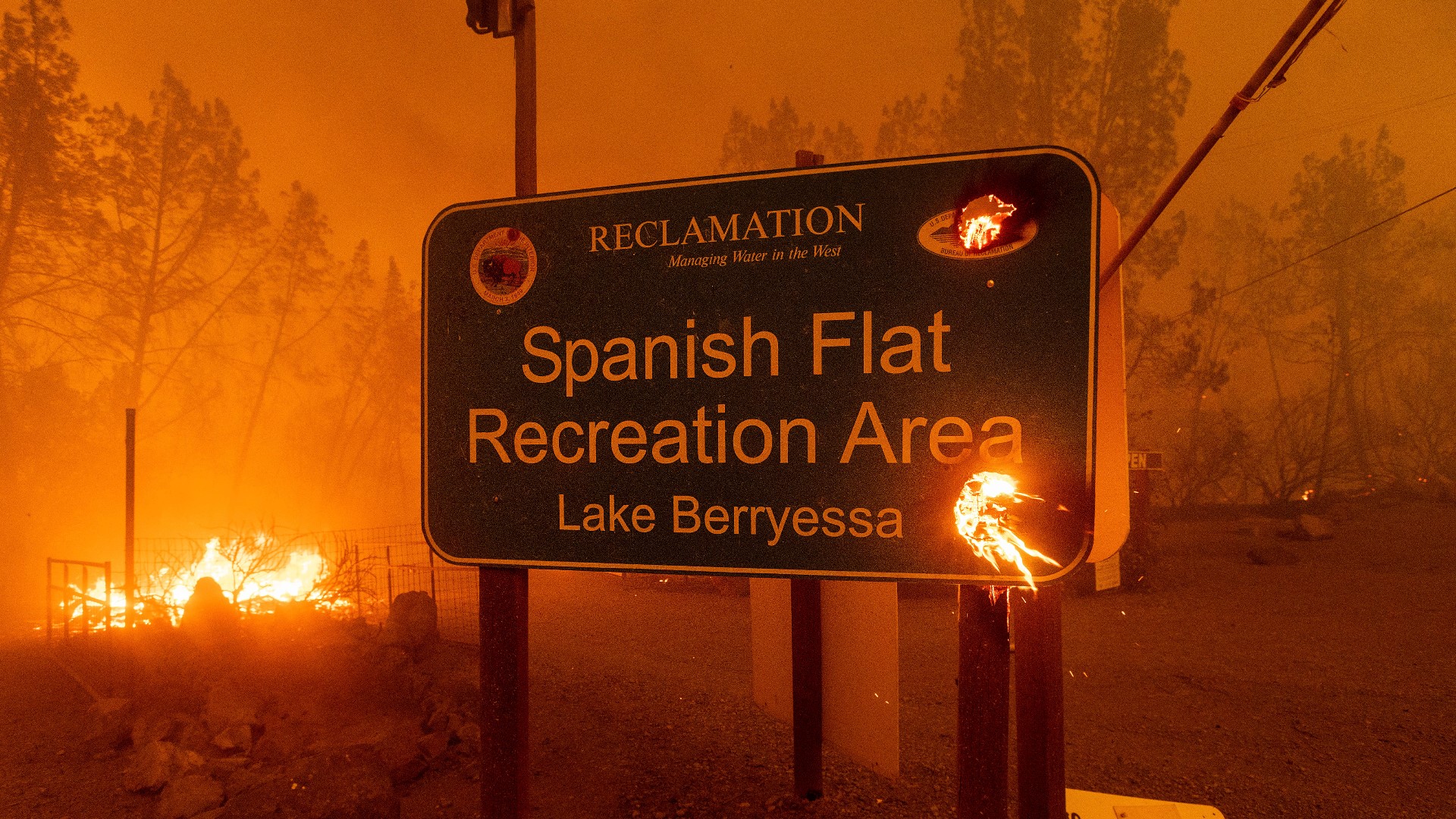 LNU Lightning Complex Fire | Sights & Sounds from the ground | abc10.com