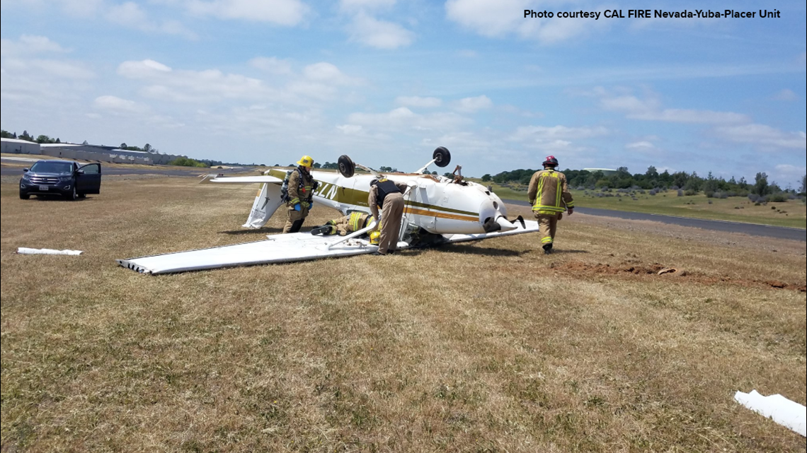 Small Plane Crashes At Auburn Airport Pilot Suffers Minor Injury