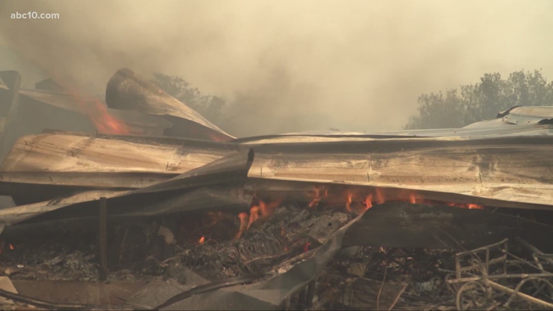 Canyon Zone Fire burns in Stanislaus County | abc10.com