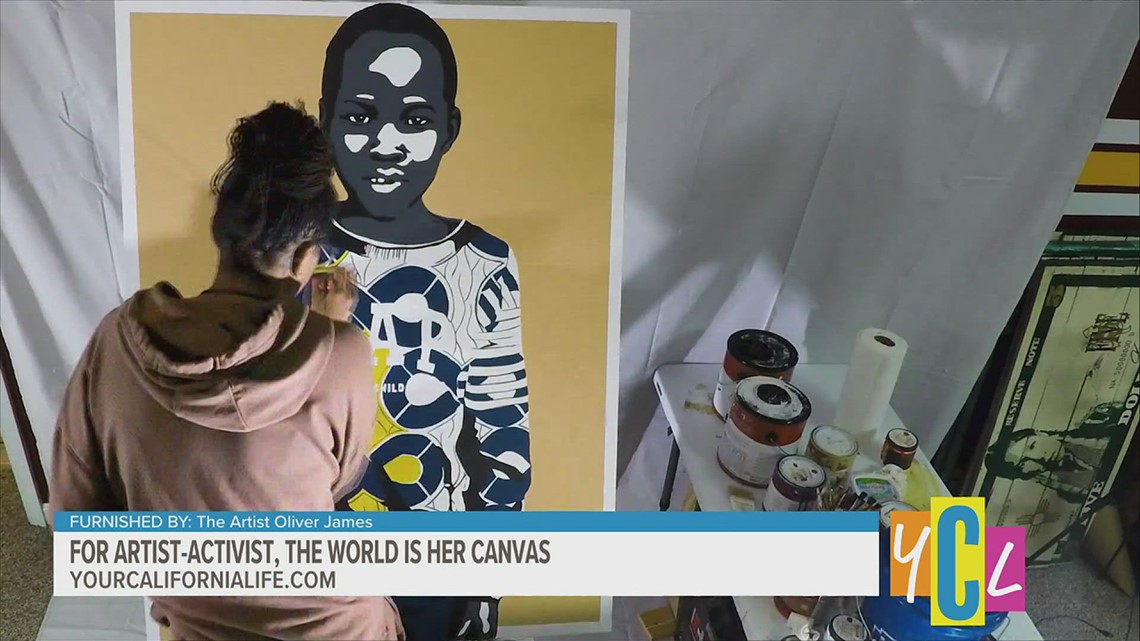 For artist-activist, the world is her canvas | abc10.com