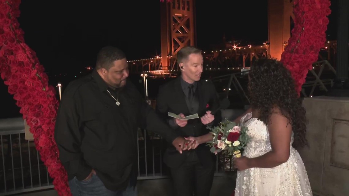 ABC10's Mark S. Allen marries a local couple live on Valentine's Day ...