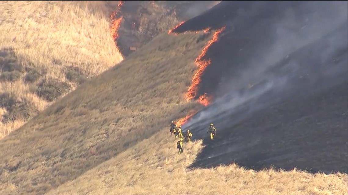 Multiple fires lead to more than 600-acre Marsh Complex Fire in Contra ...