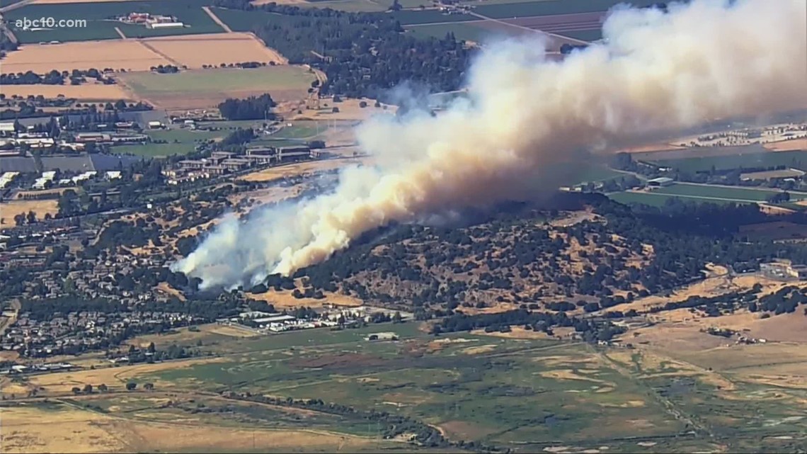 Fire burning in Fairfield, prompts evacuations | abc10.com