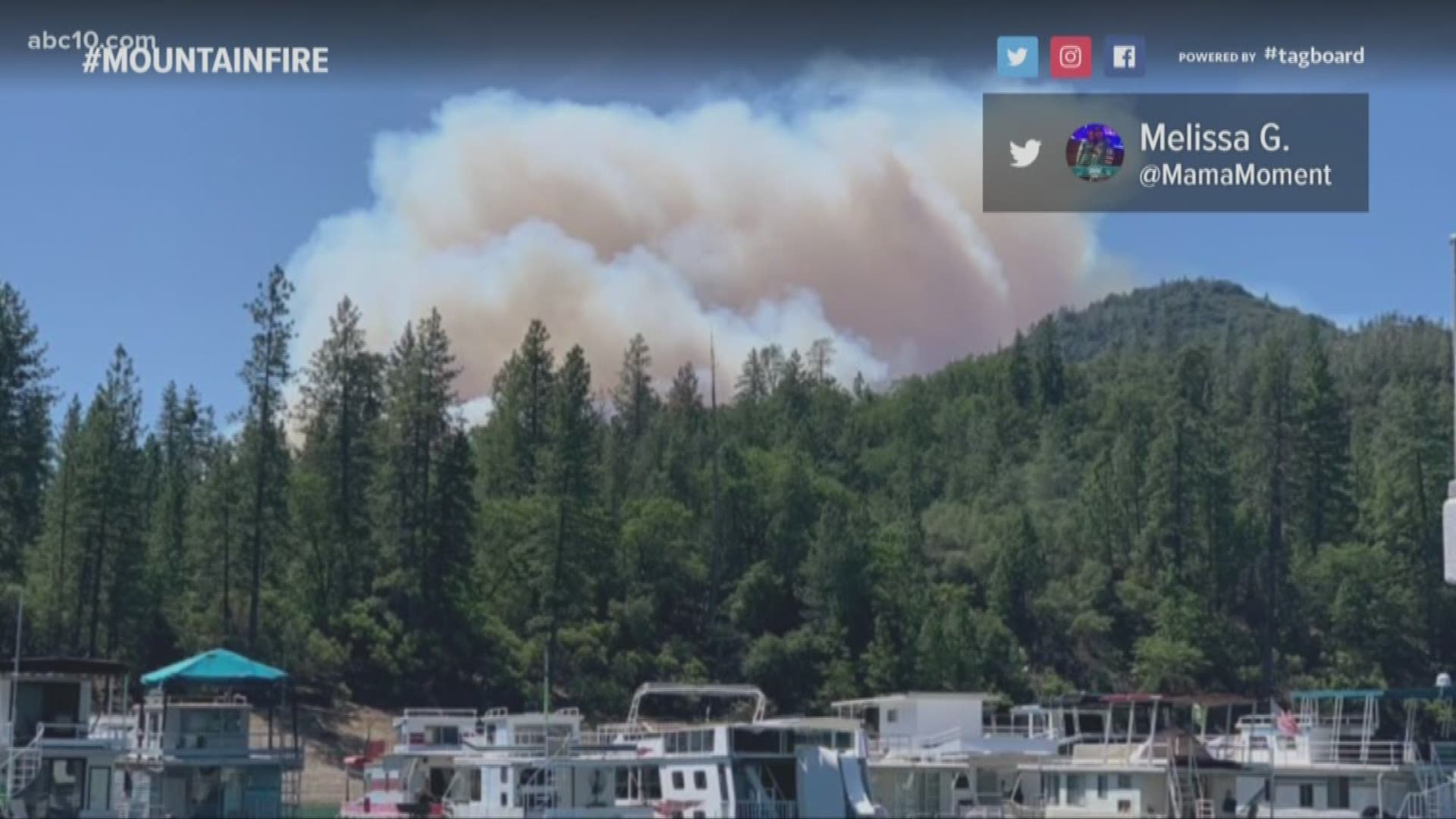 Mountain Fire burning in Shasta County, PG&E announces shutoffs | abc10.com