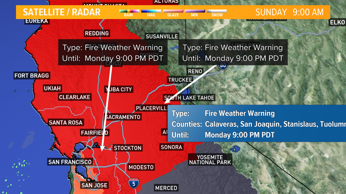 National Weather Service continues Red Flag Warning | abc10.com