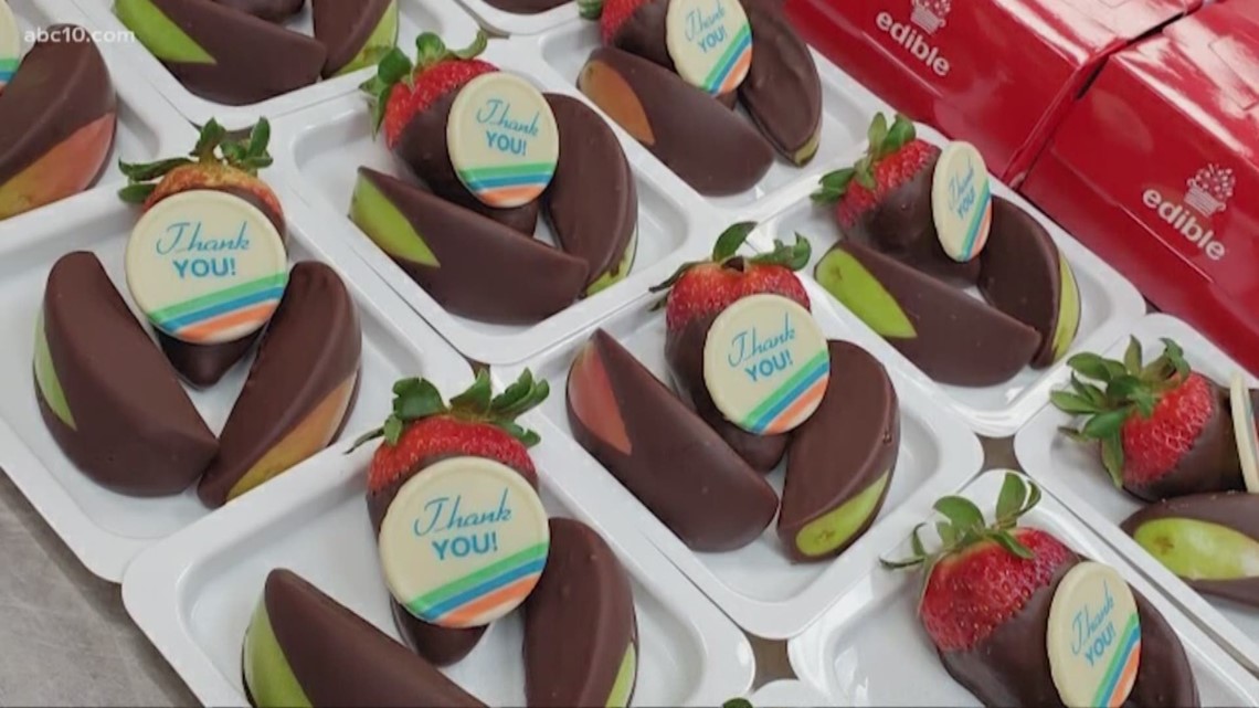 Roseville Edible Arrangements gives free food to first responders ...
