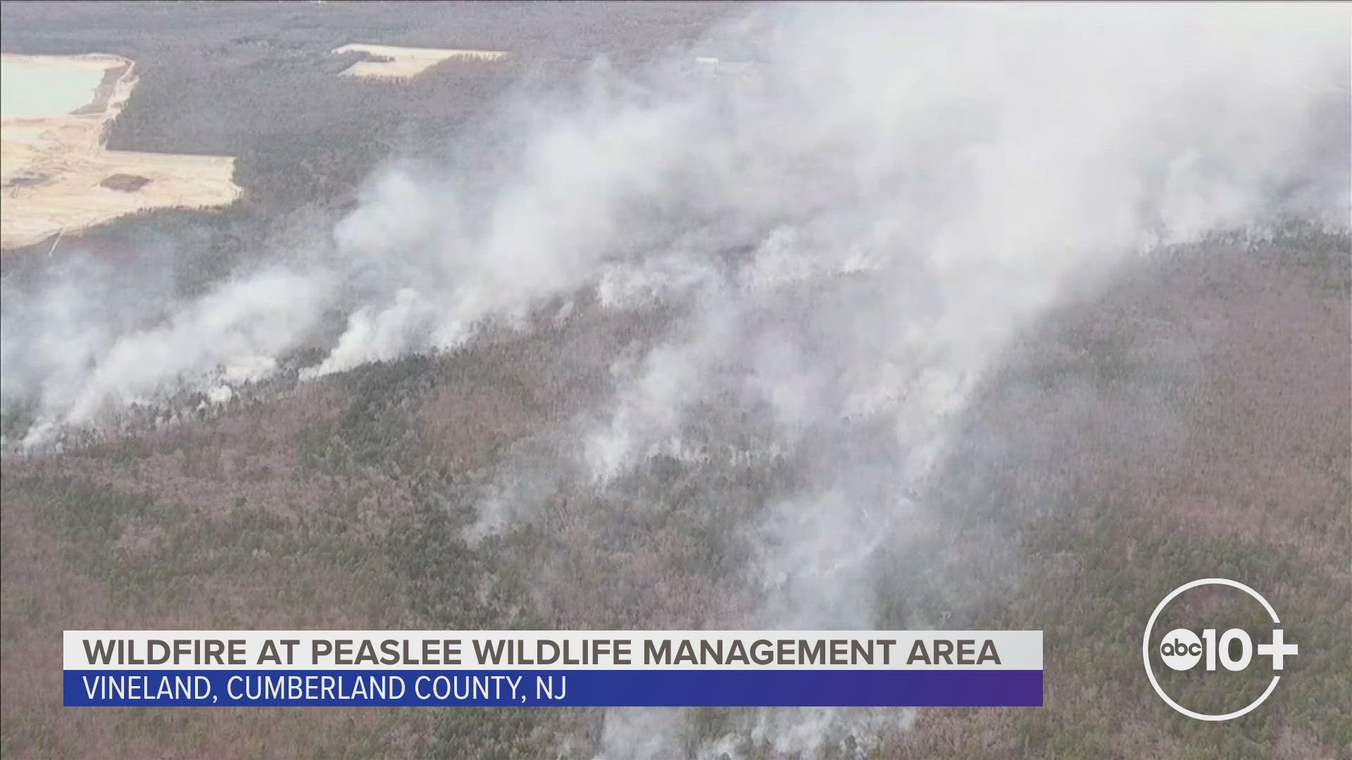 New Jersey Wildfire: Crews respond to fire in Vineland, Cumberland ...