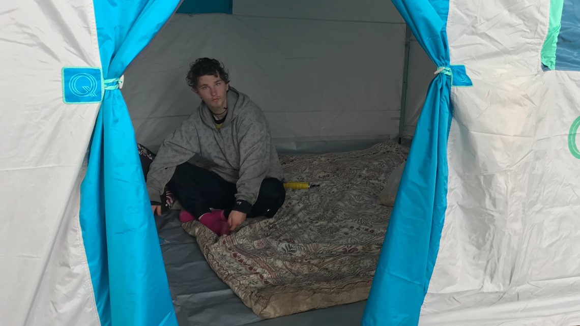 Modesto homeless move into new tent city under 9th Street bridge ...