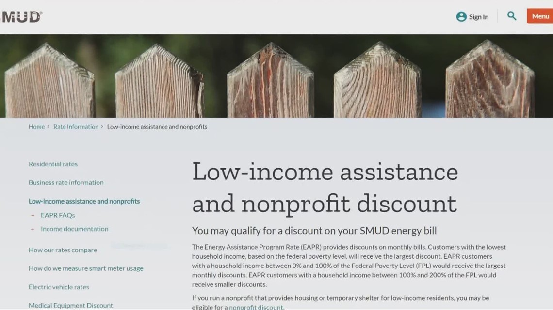 Energy bill assistance for low-income SMUD customers | Dollars and ...