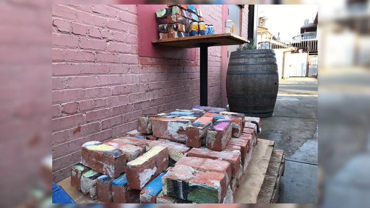 Sacramento brewery saves bricks from Dimple and Tower Records | abc10.com
