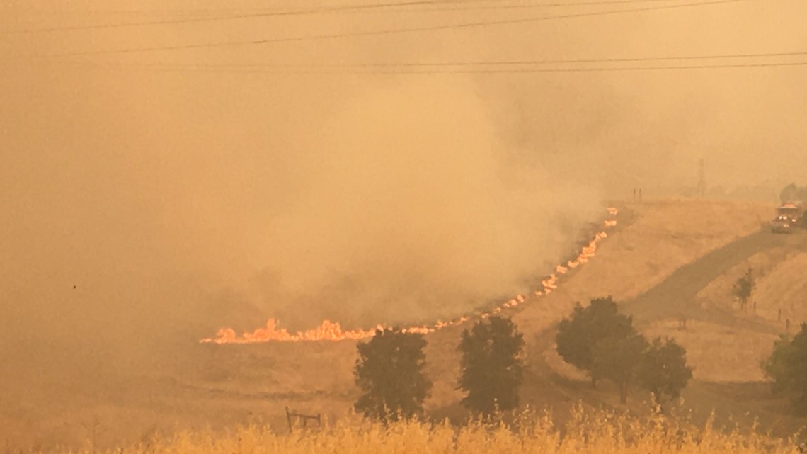 LNU Lightning Complex Fire | Sights & Sounds from the ground | abc10.com